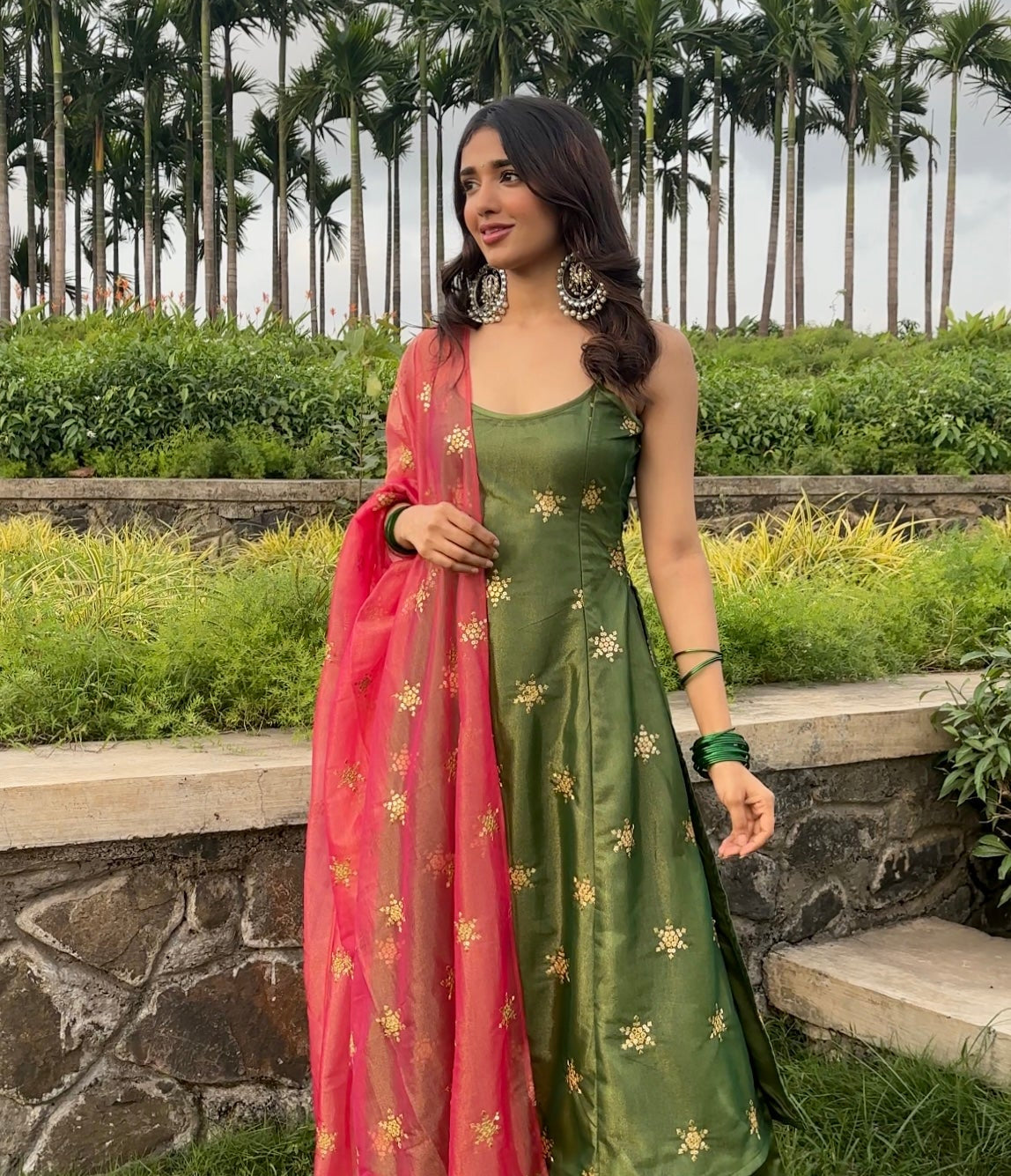 Masakali Suit Set by Salwaar Tameez | Green Suit Women – Indian Wear